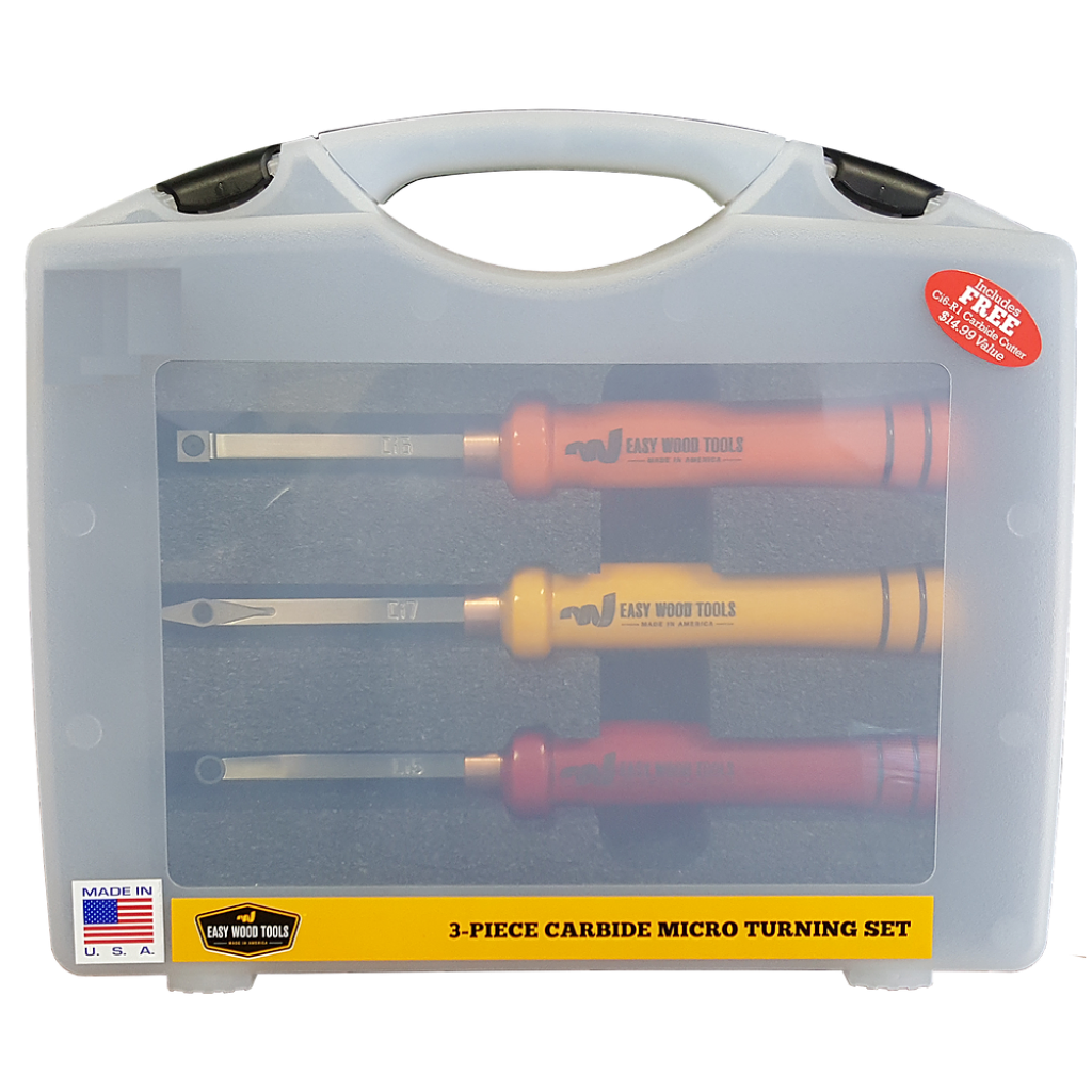 3-delars Carbide Micro Turning Tool Set - 12021 - Rubank Verktygs