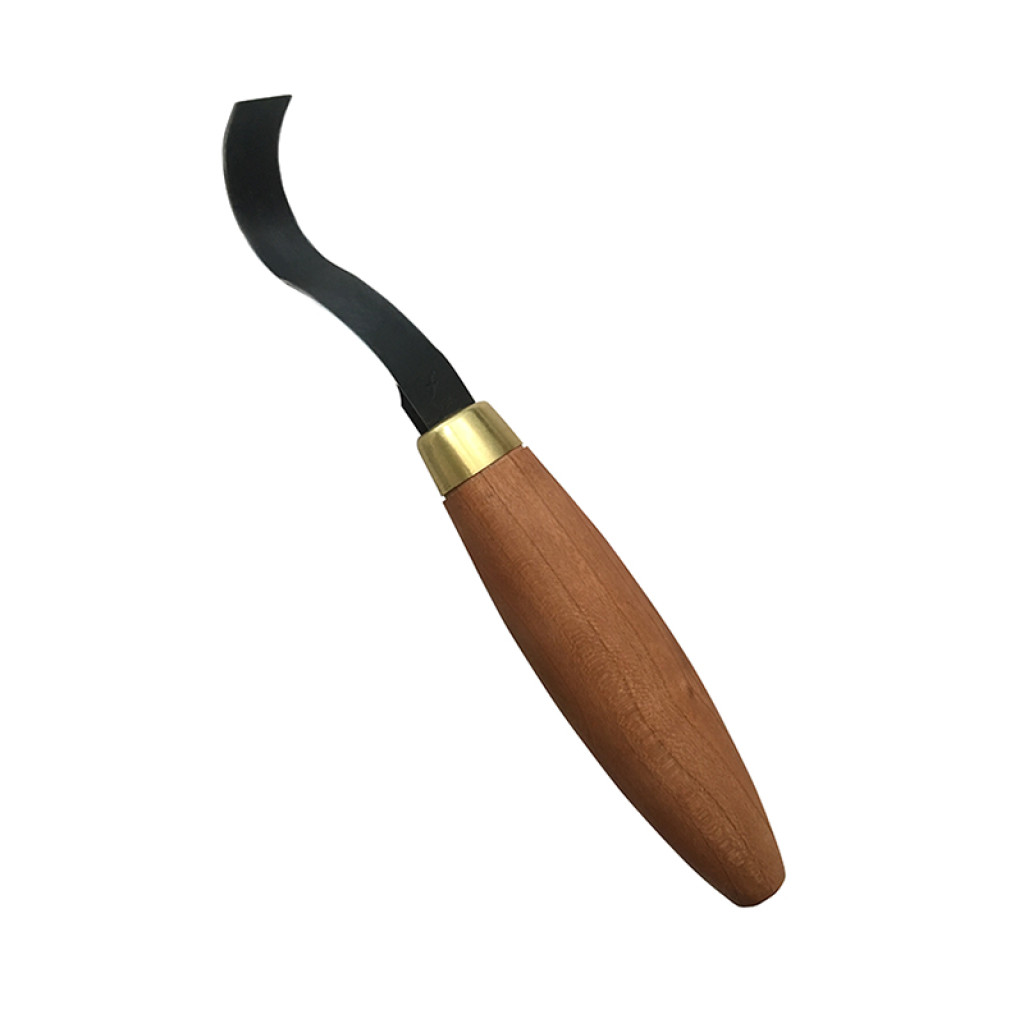 Double Bevel Sloyd Hook Knife - KN51 - Rubank Verktygs